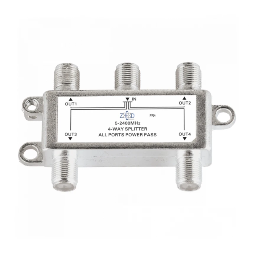 Antenski razdelnik FR4 1 ulaz - 4 izlaza, 5-2400MHz