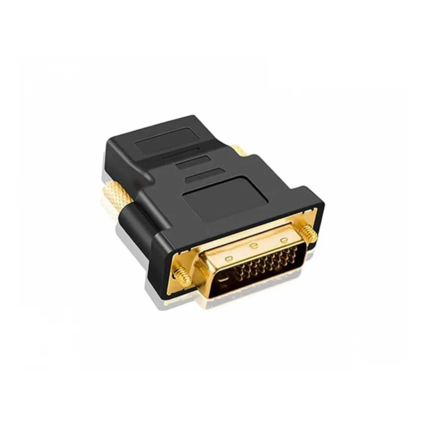 E-GREEN Adapter DVI-I (24+5) Dual Link (M) - HDMI (F) crni
