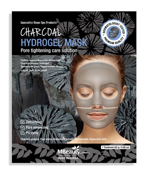 MBeauty Hydrogel crna maska sa ugljem za lice 25g