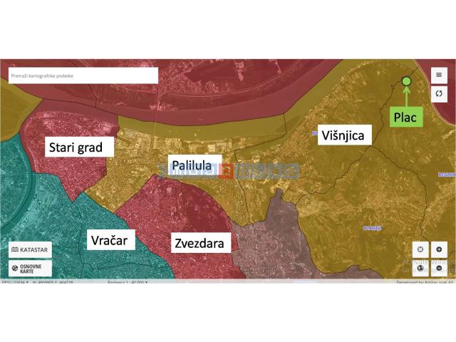 Plac u šumi u sred Beograda