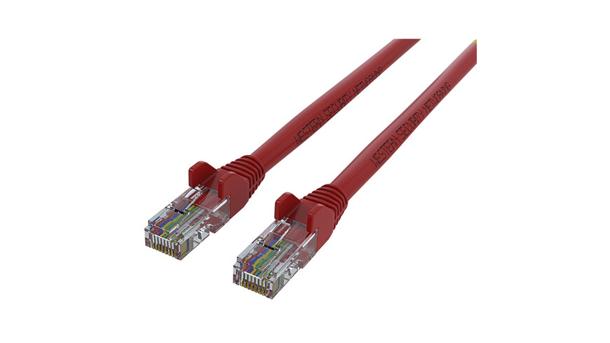 WS Networking WSN-P UTP C6 0.5m Red