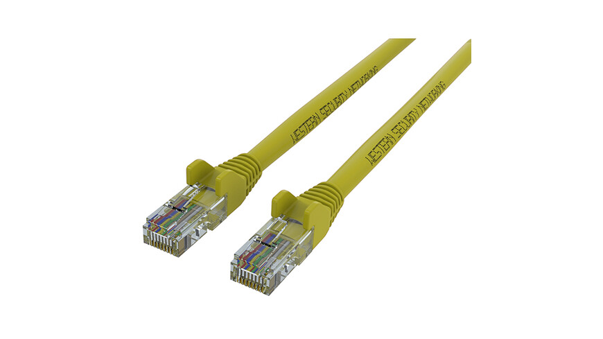 WS Networking WSN-P UTP C6 0.5m Yellow