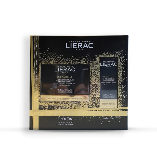 Lierac Set Premium Raskošna krema 50 ml + Premium krema za zonu oko očiju 15 ml GRATIS