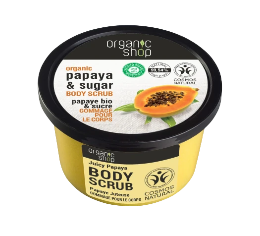 Organic Shop Body Scrub Juicy Papaya 250 ml