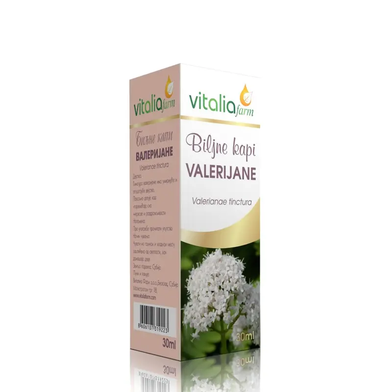 VITALIA FARM Biljne kapi valerijane Valerianae tinctura 30ml 104989.0