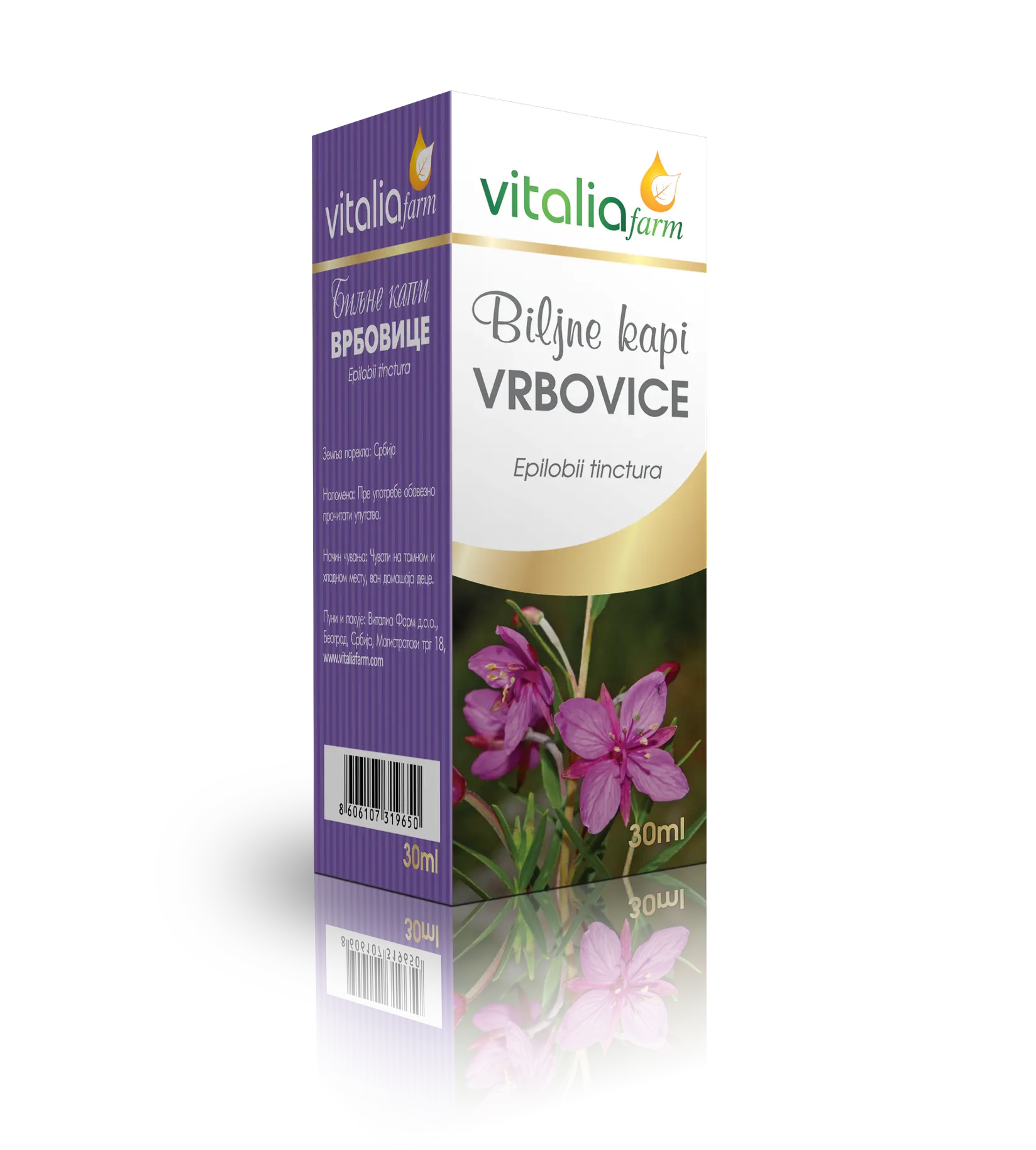 Vitalia Farm Biljne kapi vrbovice, 30ml