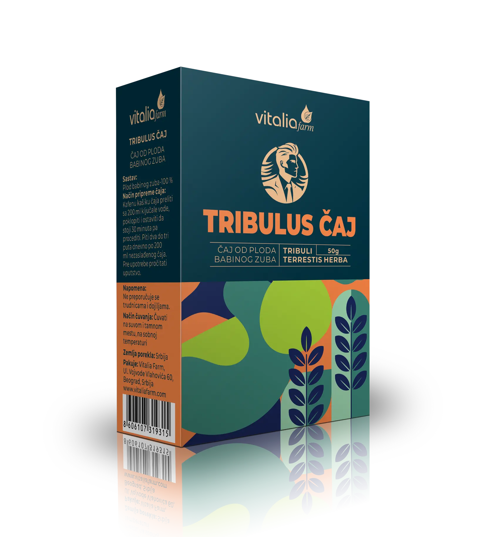 Vitalia Farm Tribulus čaj, 50 gr