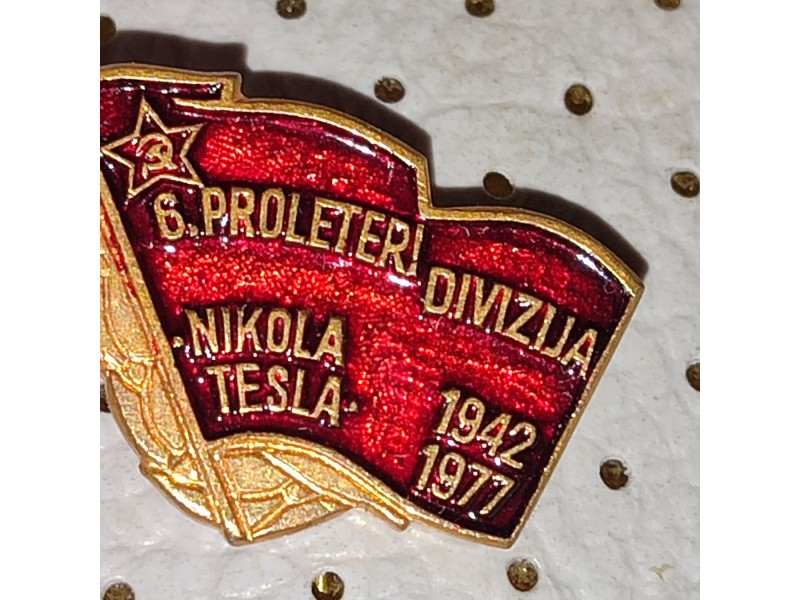 6 proleterska divizija Nikola Tesla 35 godina