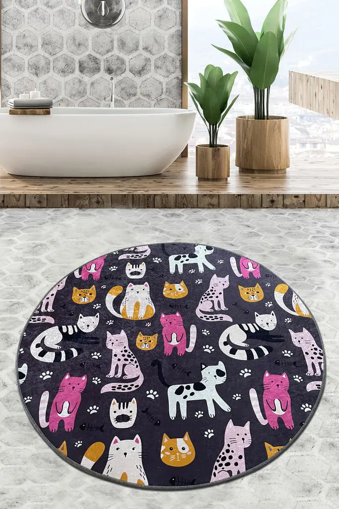 L'essentiel Maison Prostirka za kupatilo 160cm Šarena