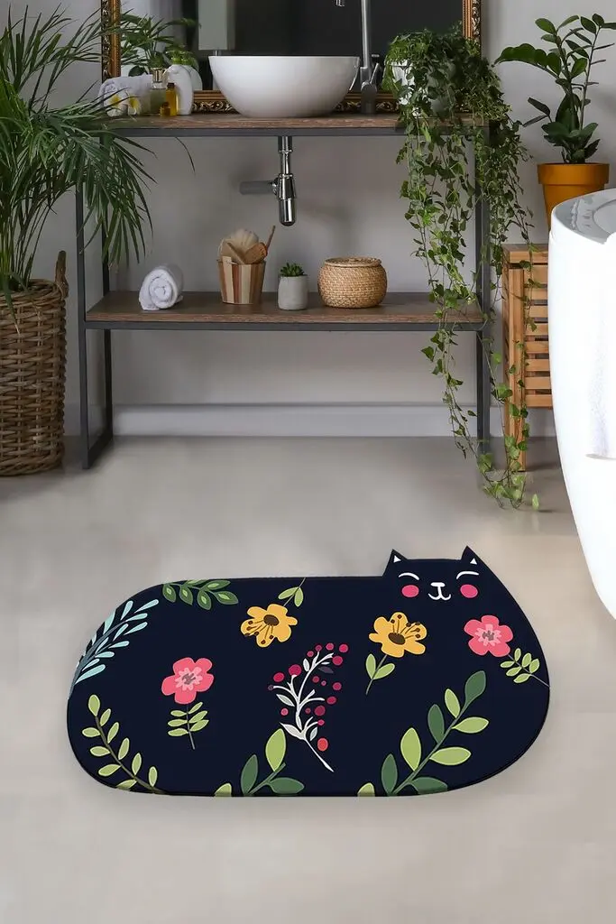 L'essentiel Maison Prostirka za kupatilo 80x140cm Šarena