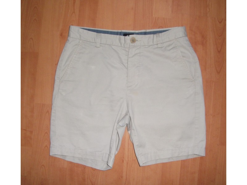 H&M MODERN CHINO BERMUDE - STONE GREY - VEL. M