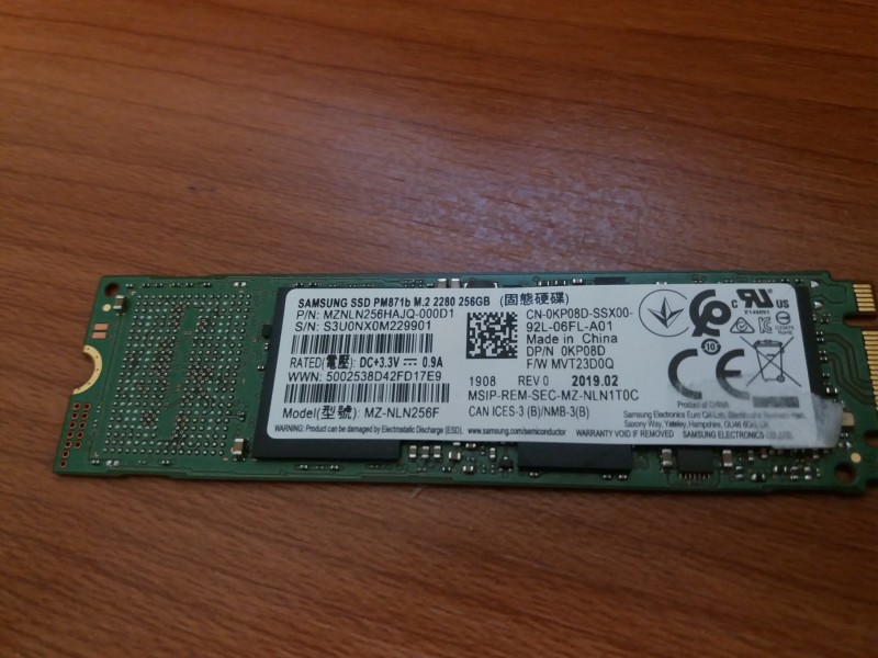 SSD M.2 256GB Samsung