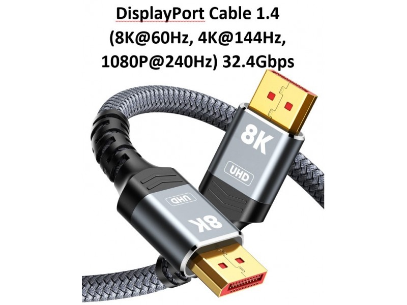 DisplayPort Cabal 8K 60Hz 2m NOV