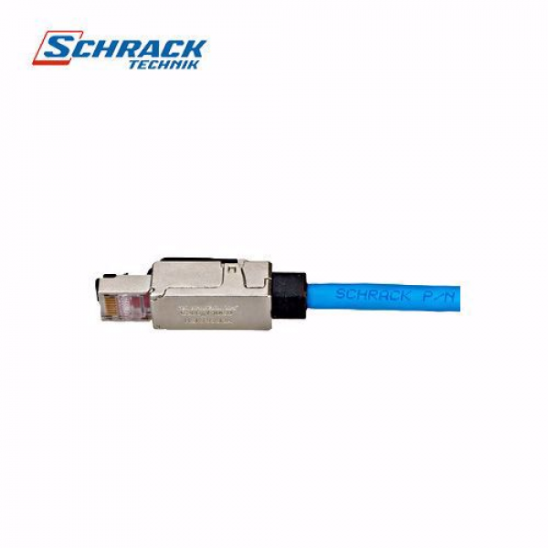 Schrack Konektor RJ45 Cat.6a,STP,za inst.kabl,AWG26-23,ravan HSISR6SI3A