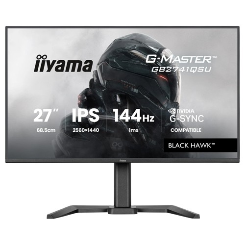 Iiyama 27″ QHD 144Hz IPS G-SYNC G-Master GB2741QSU-B1 Black Hawk Gaming monitor