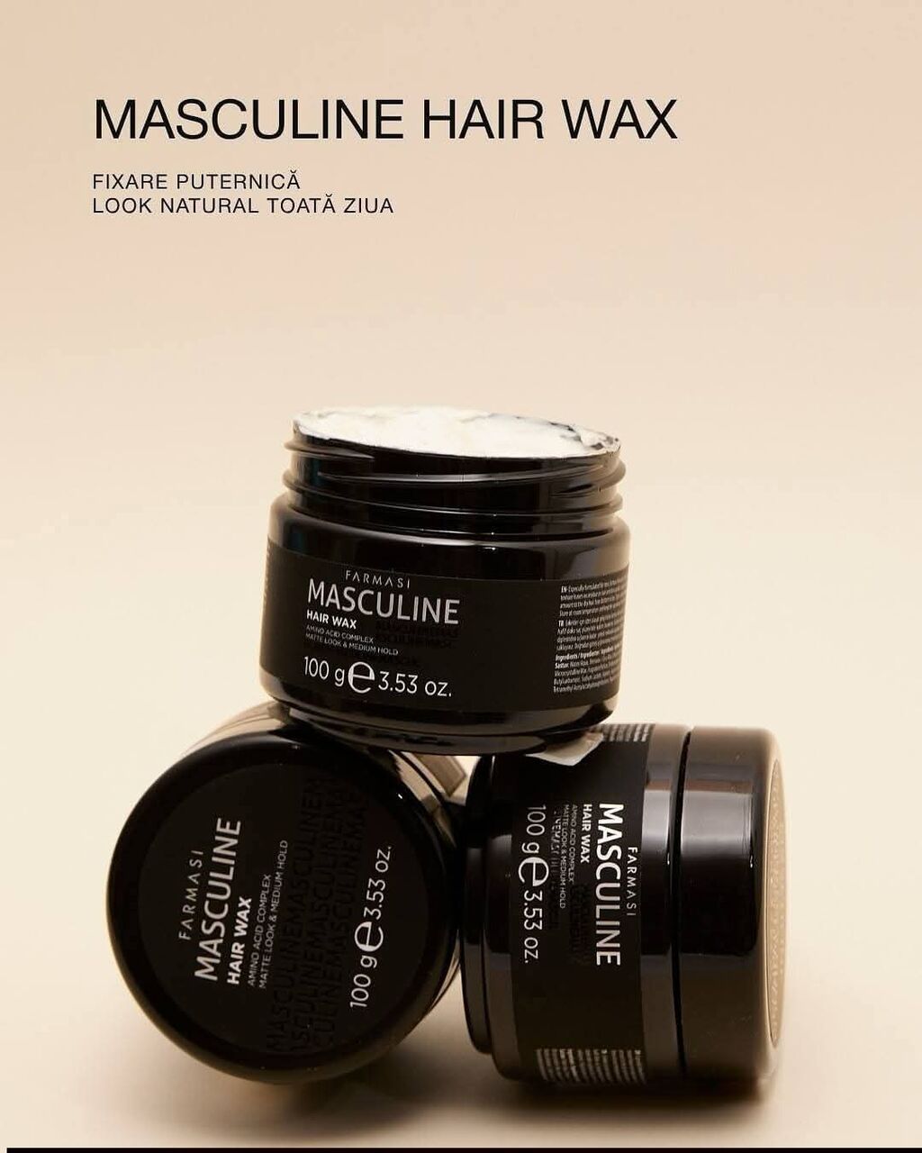 Farmasi Masculine Hair Wax – vosak za kosu za muškarce, 100 g (3.53