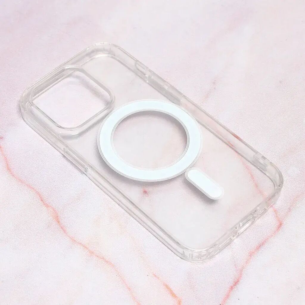 Maska Magsafe za iPhone 14 Plus 6.7 transparent. Transparentna maska