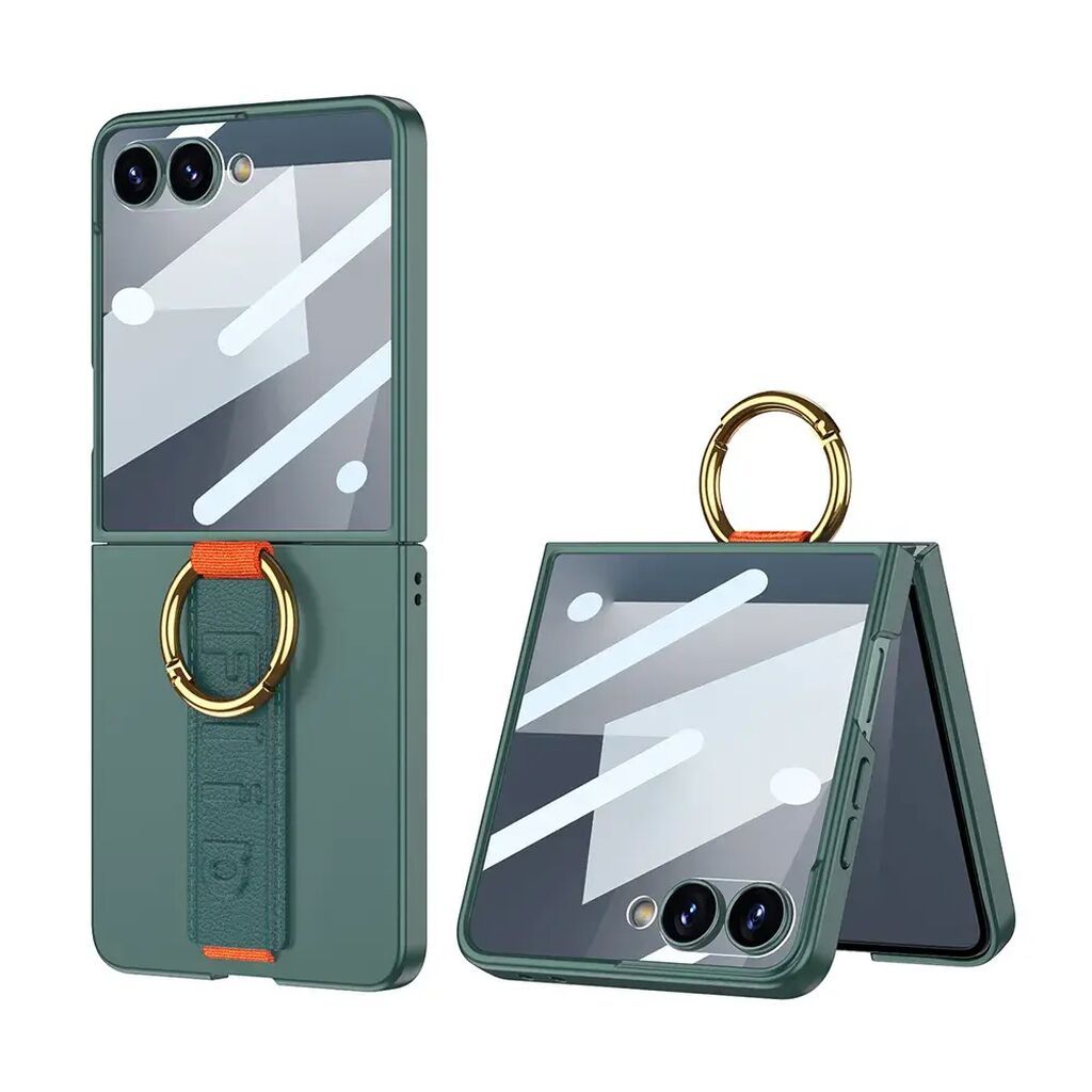Futrola STRAP RING CASE za Samsung F751B Galaxy Z Flip 7 5G zelena