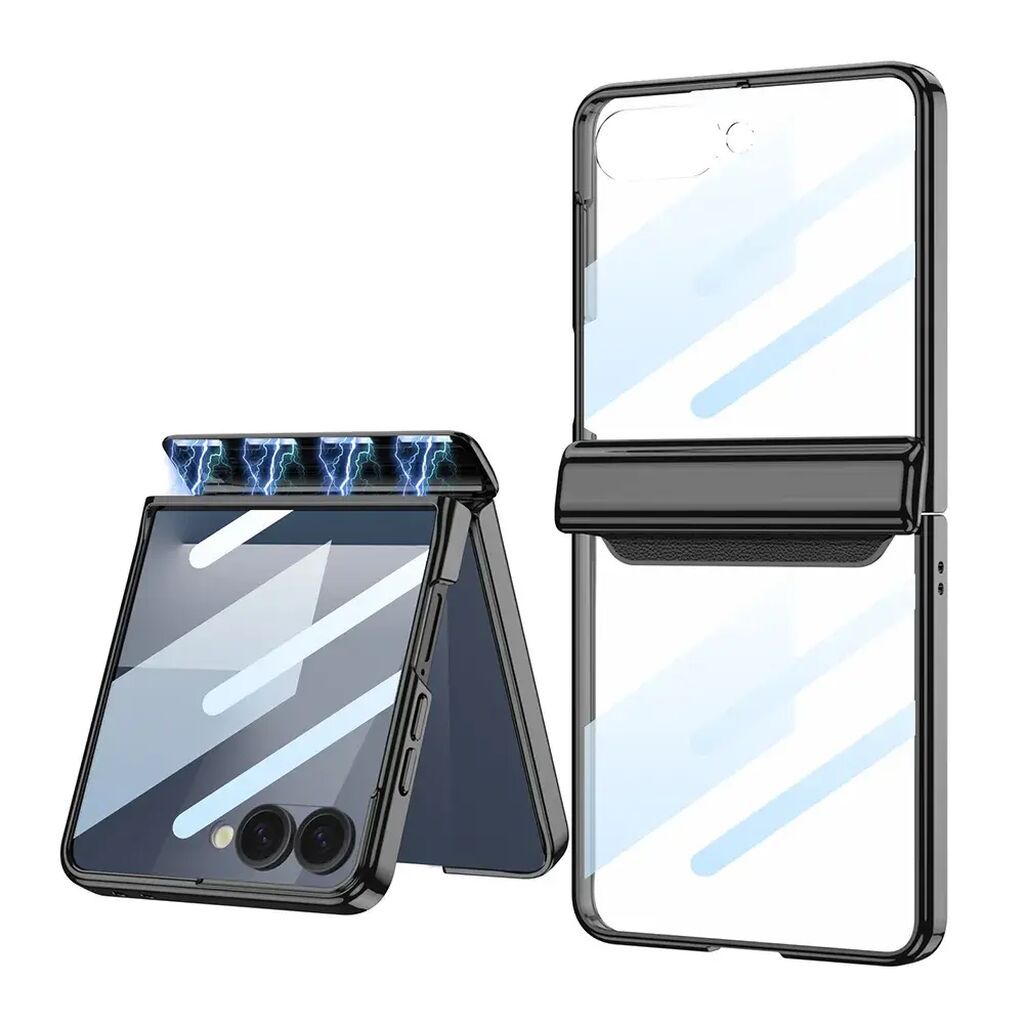 Futrola LINES II za Samsung F751B Galaxy Z Flip 7 5G crna (GKK case)