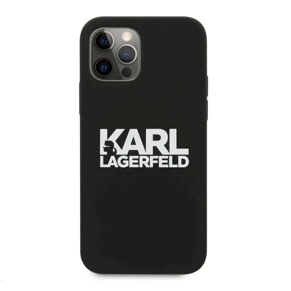 Maska Karl Lagerfeld Hc Silikone Stack Logo za iPhone 12 Pro Max 6.7
