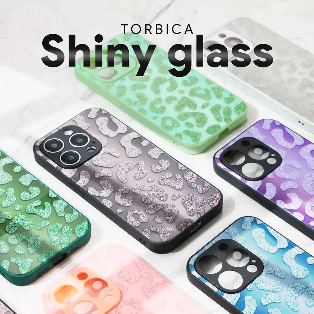 Maska Shiny glass za iPhone 14 6.1 ljubicasta