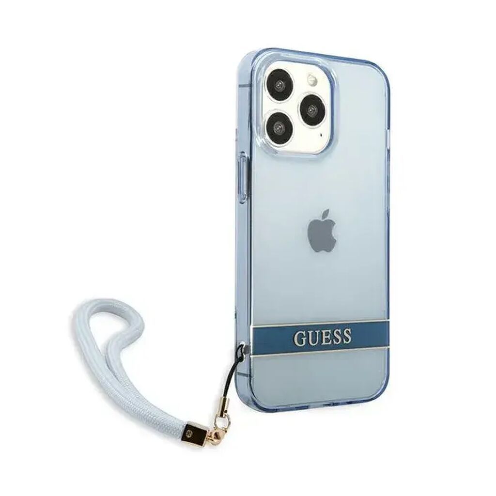 Maska Guess Hc PC/TPU Translucent za iPhone 13 Pro 6.1 plava