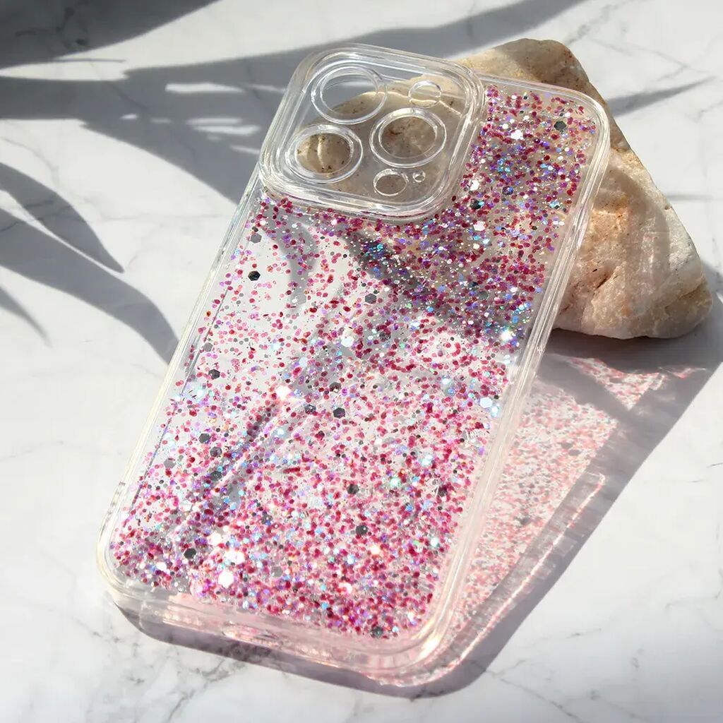 Maska Glitter za iPhone 13 Pro 6.1 ljubicasta. Uz brzu dostavu i