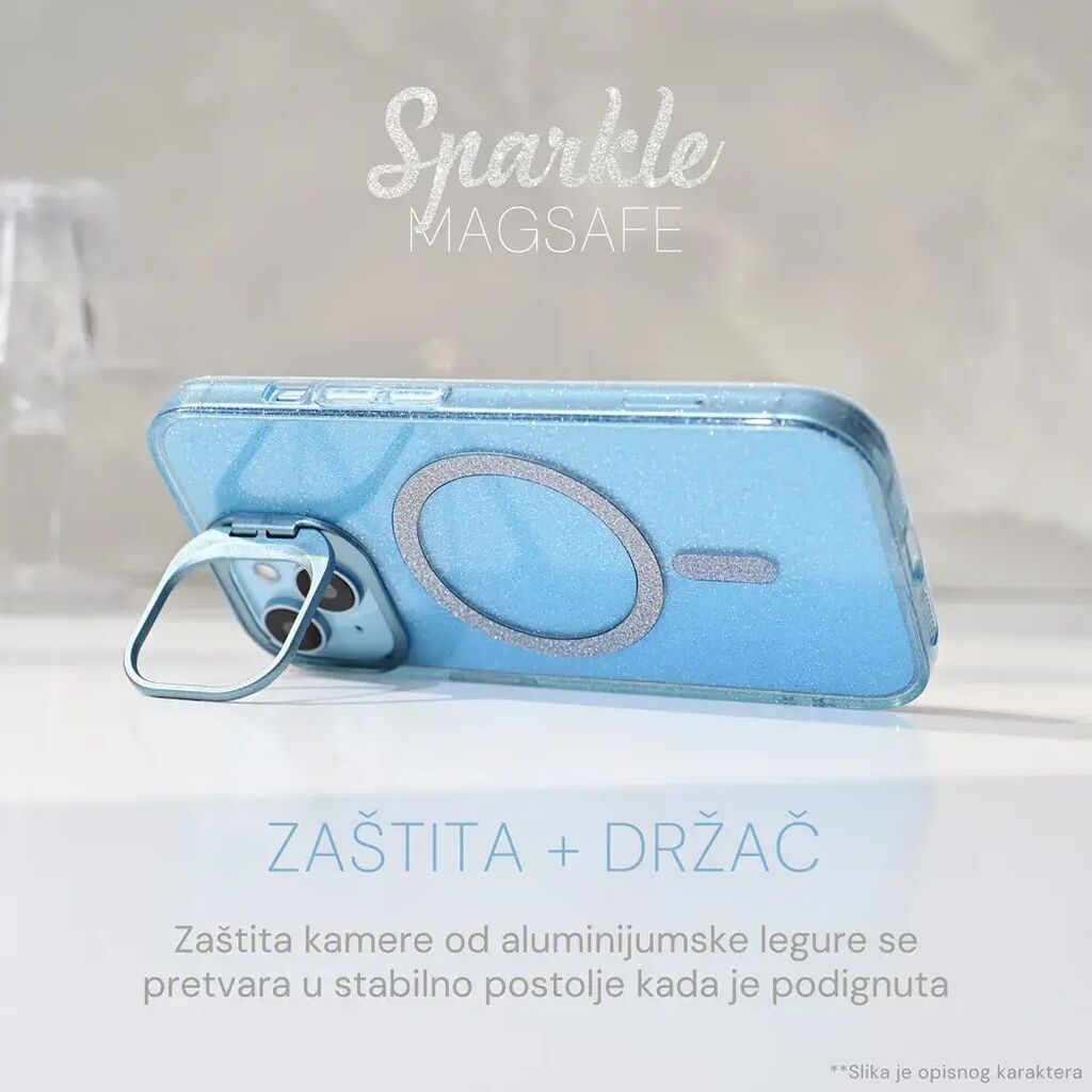 Maska Magsafe Sparkle za iPhone 12 6.1 ljubicasta. Kataloški broj