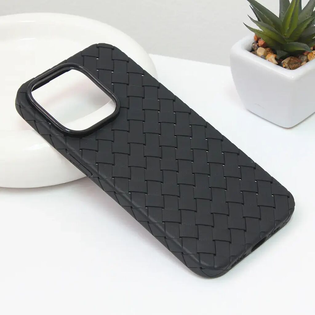 Maska Weave case za iPhone 14 6.1 Pro crna. Uz brzu dostavu i sigurnu
