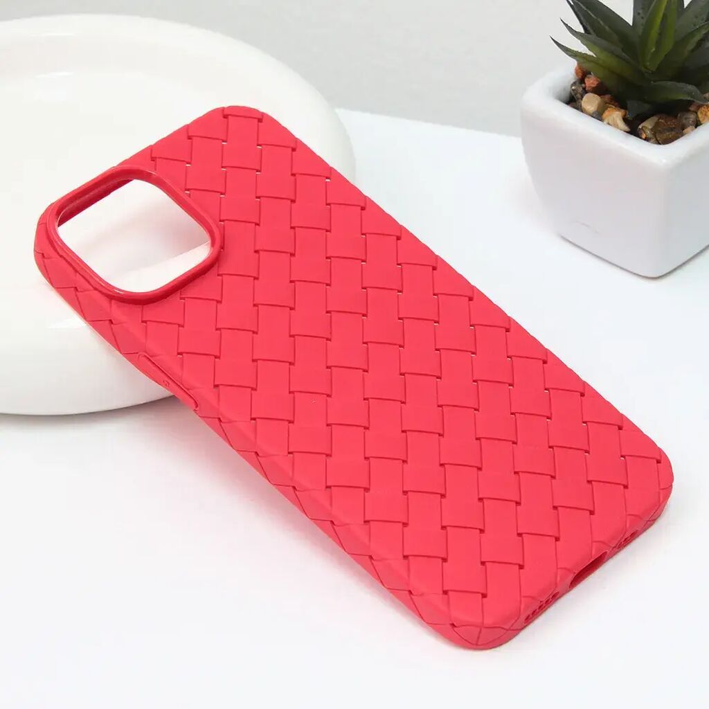 Maska Weave case za iPhone 14 6.1 crvena. Uz brzu dostavu i sigurnu