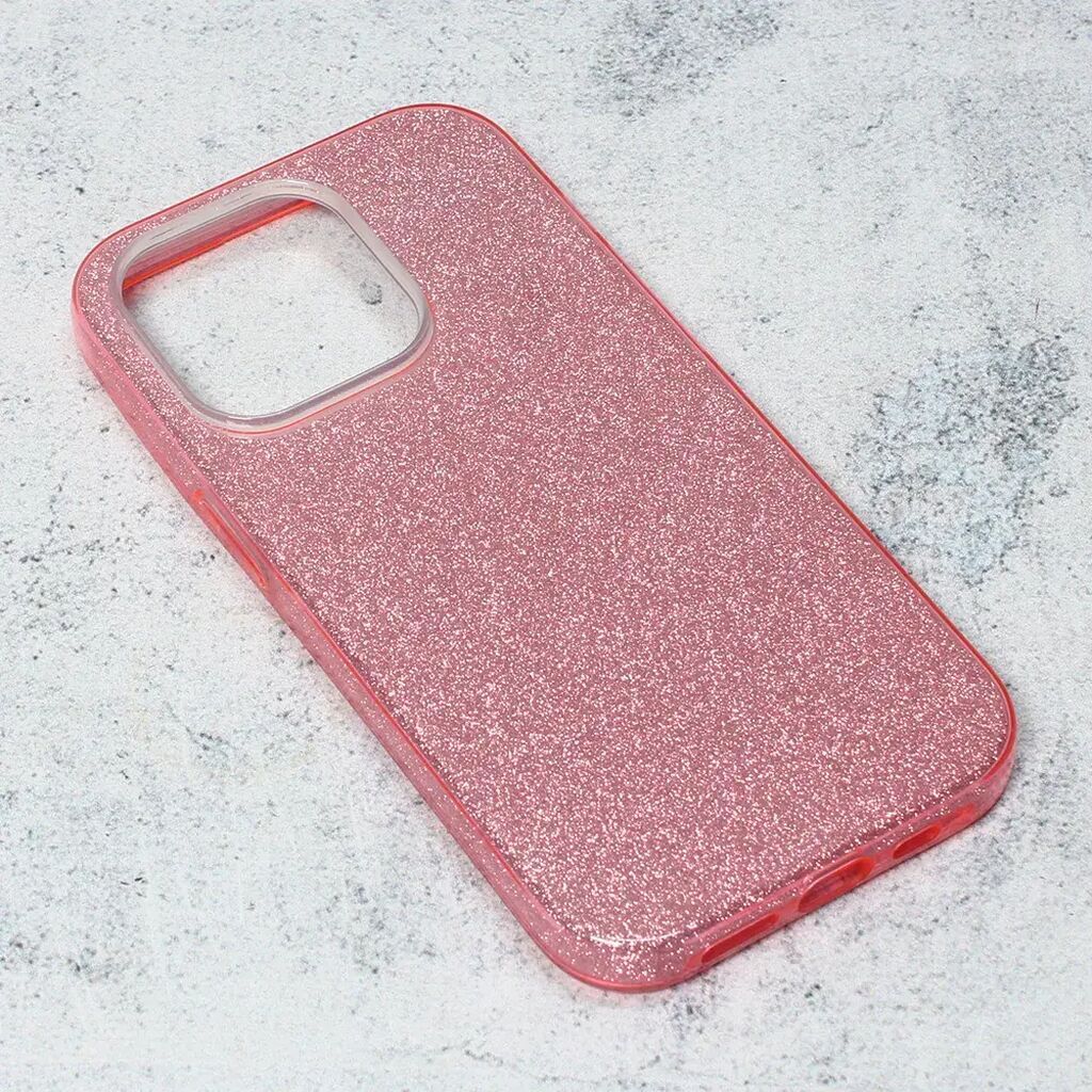Maska Crystal Dust za iPhone 14 6.1 Pro roze. Uz brzu dostavu i