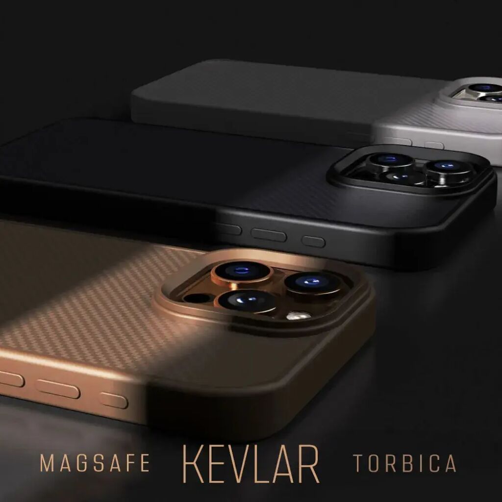 Maska Magsafe Kevlar za iPhone 14 Pro 6.1 crna. Uz brzu dostavu i