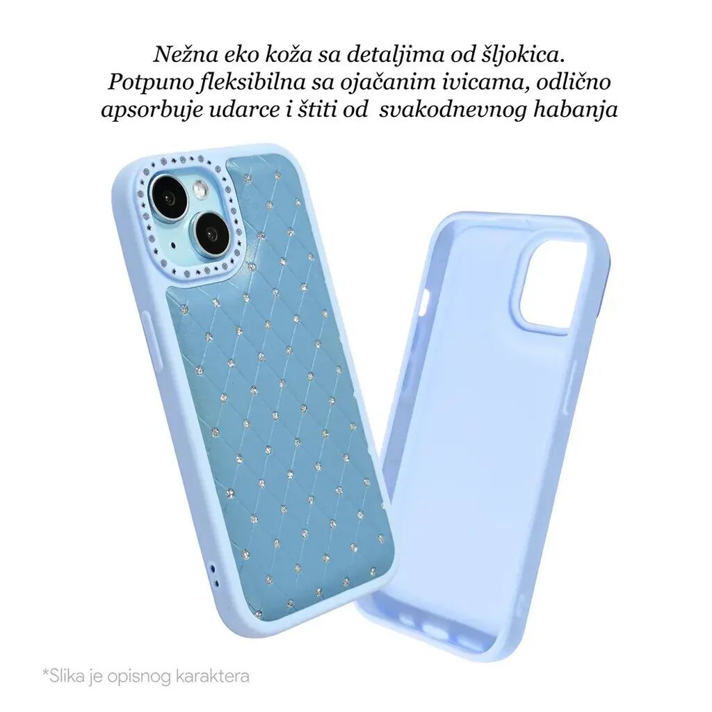 Maska Bling za iPhone 16 Pro 6.3 zelena. Kataloški broj: 219082