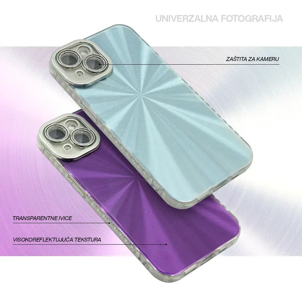Futrola SPARKLING SHINE za iPhone 14 Pro Max (6.7) ljubicasta. Uz brzu