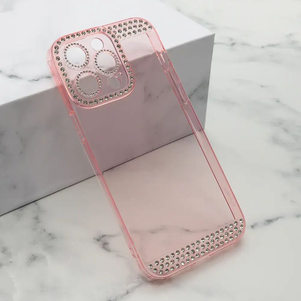 Futrola DIAMOND SIDE za iPhone 14 Pro Max (6.7) u roze boji. Proizvod