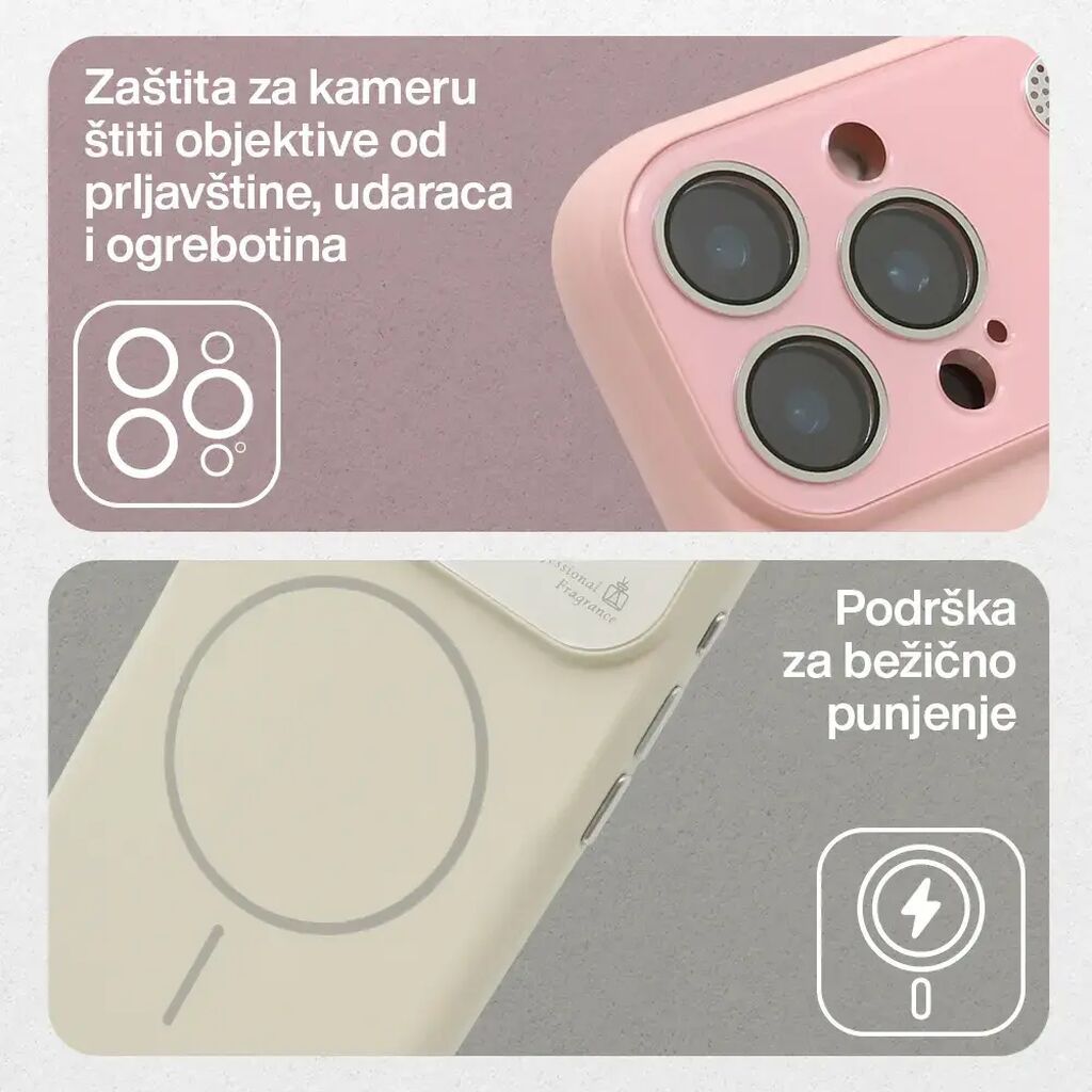 Futrola PASTEL DREAMS MagSafe za iPhone 15 (6.1) plava. Kataloški