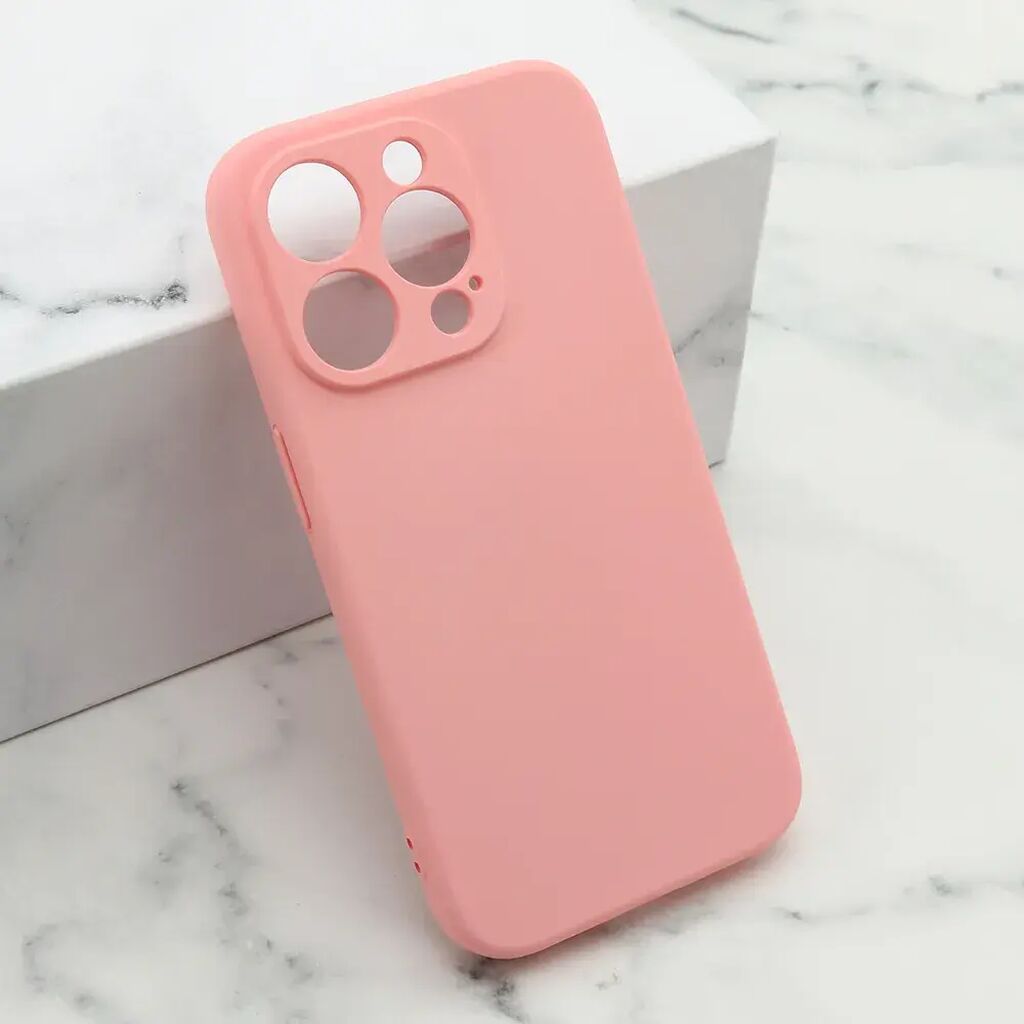 Futrola Soft Silicone za iPhone 15 Pro (6.1) roze. Uz brzu dostavu i