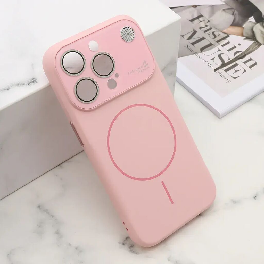 Futrola PASTEL DREAMS MagSafe za iPhone 15 Pro (6.1) roze. Uz brzu