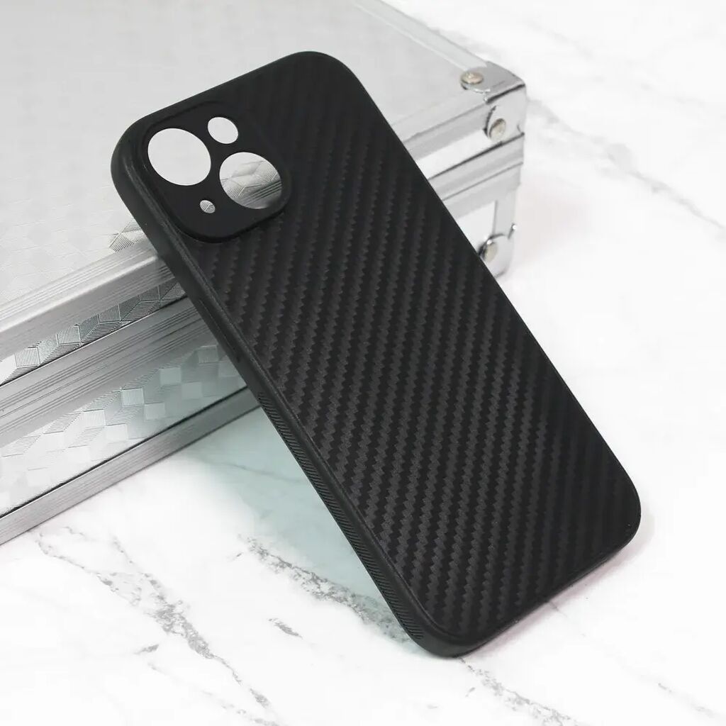 Maska Carbon fiber za iPhone 15 6.1 crna. Kataloški broj: 209529