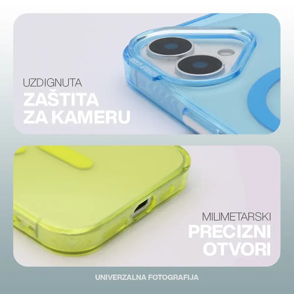 Futrola ColorLoop MagSafe za iPhone 16 (6.1) zuta. Uz brzu dostavu i