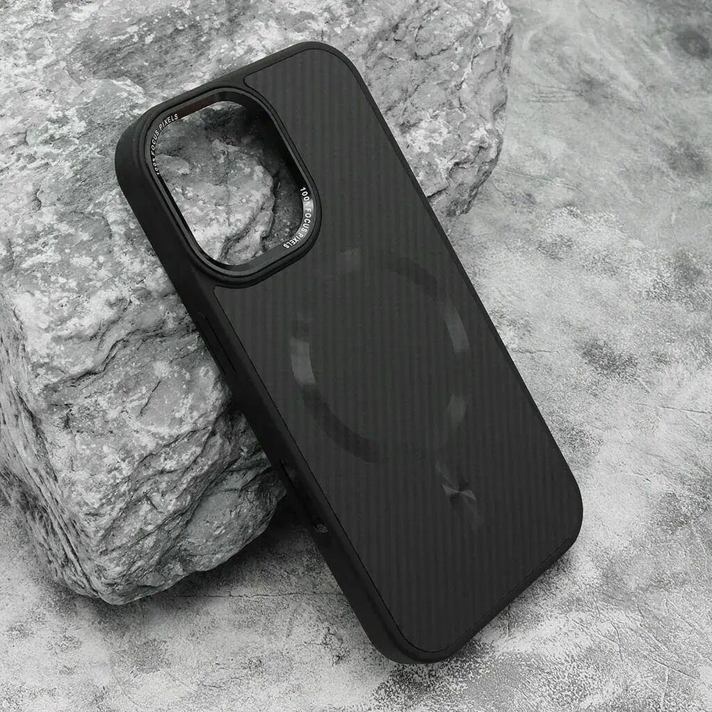 Futrola CARBON MagSafe za iphone 16 (6.1) crna (big camera). Kataloški