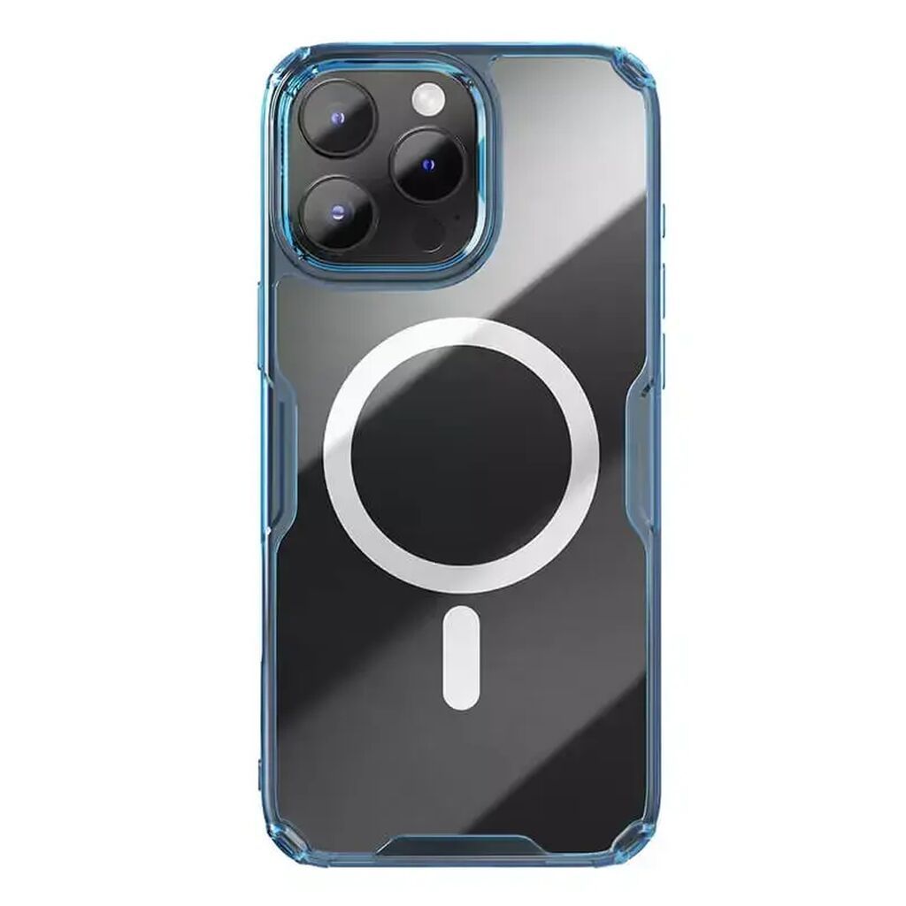 Nillkin Nature Pro Magnetic phone case in blue for iPhone 16 Pro 6.3