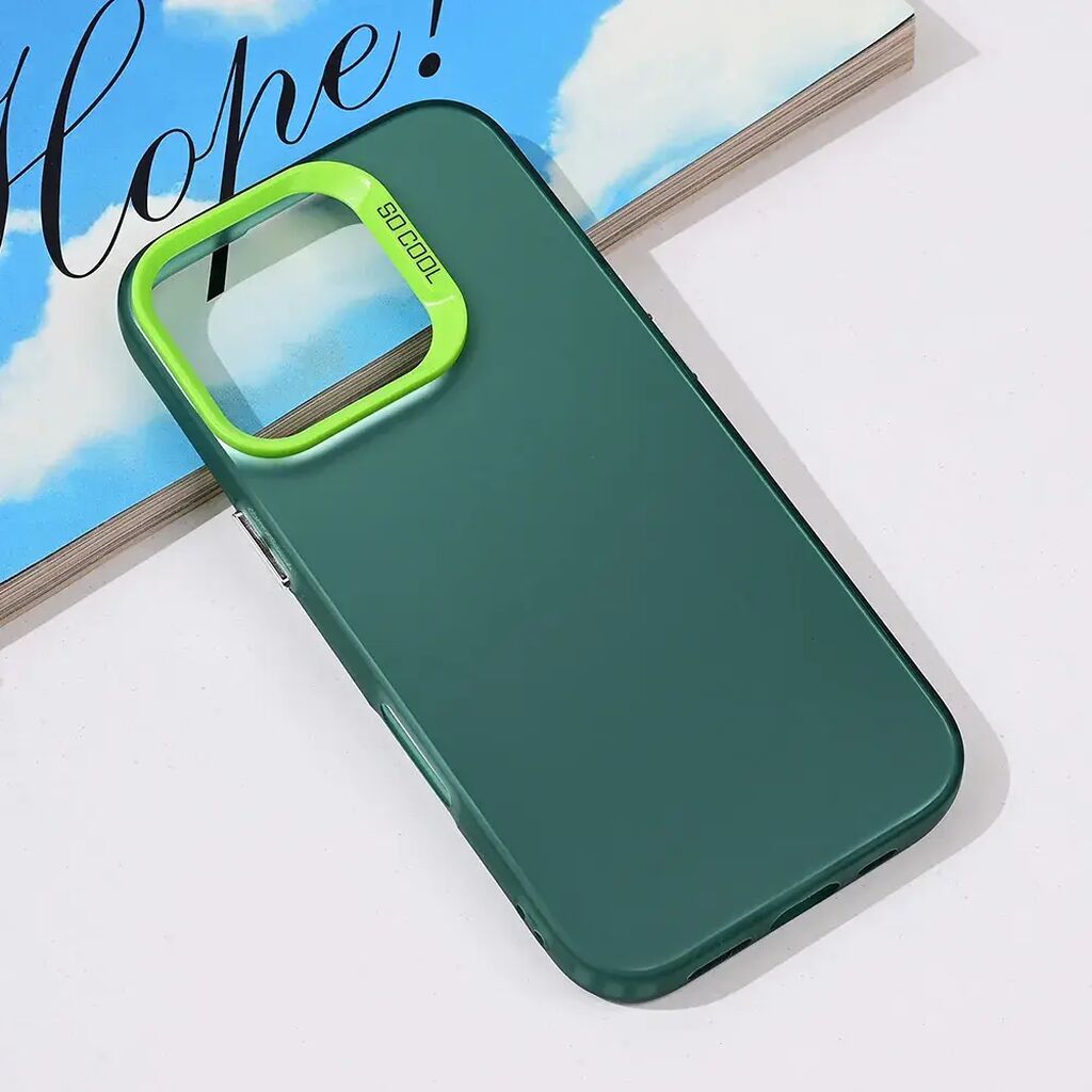 Maska Clear za iPhone 16 Pro 6.3 zelena. Kataloški broj: 218105