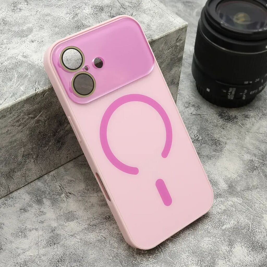 Futrola PASTELPOP MagSafe za iPhone 17 (6.3) roze. Roze futrola sa
