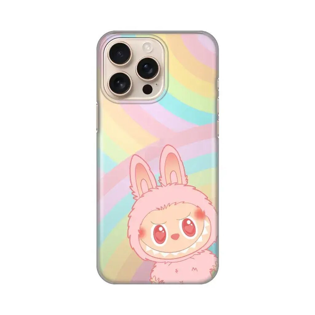 Maska Silikonska Print Skin za iPhone 16 Pro Max 6.9 La Bubu Rainbow