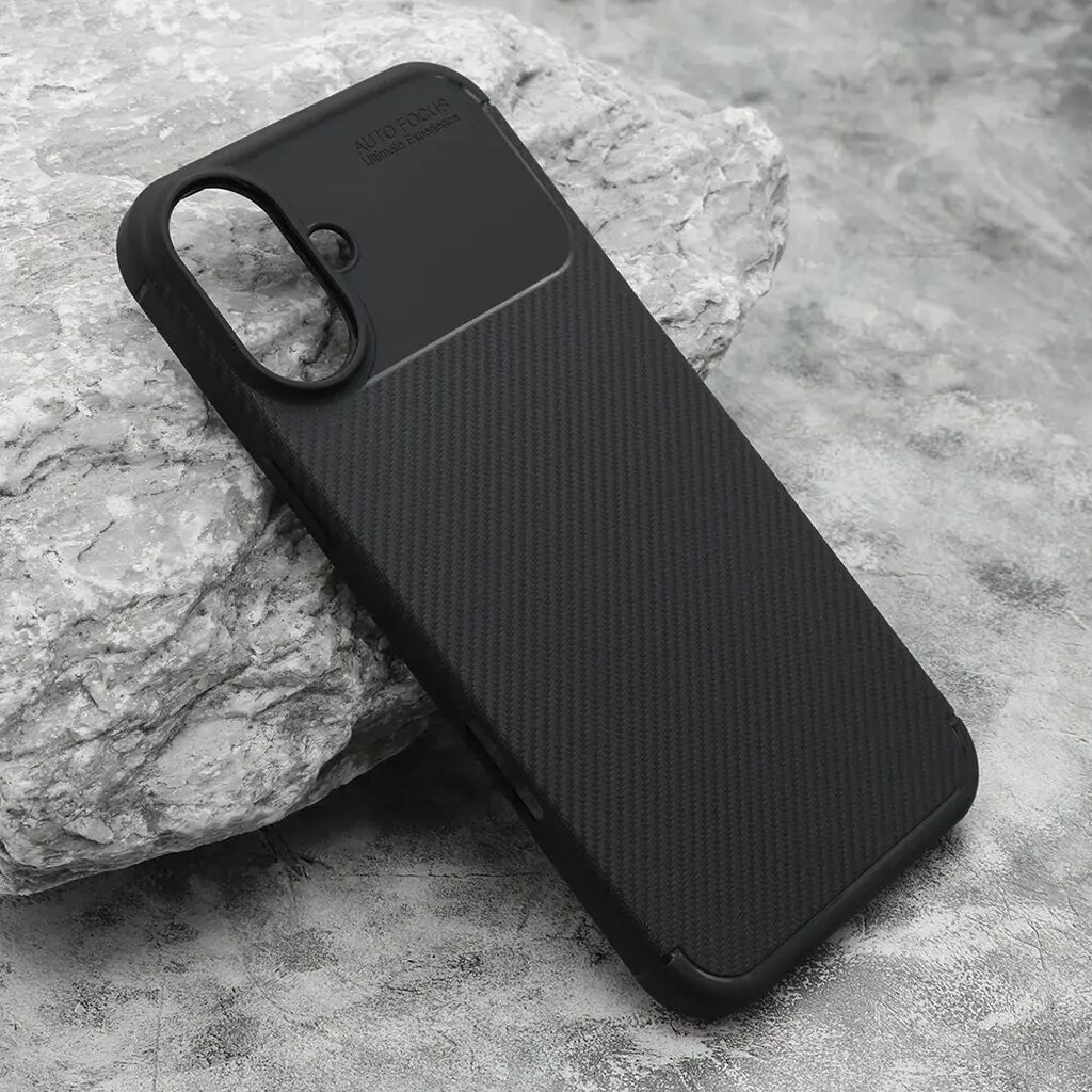 Futrola Carbon za iPhone 16 Plus (6.7) crna. Uz brzu dostavu i sigurnu