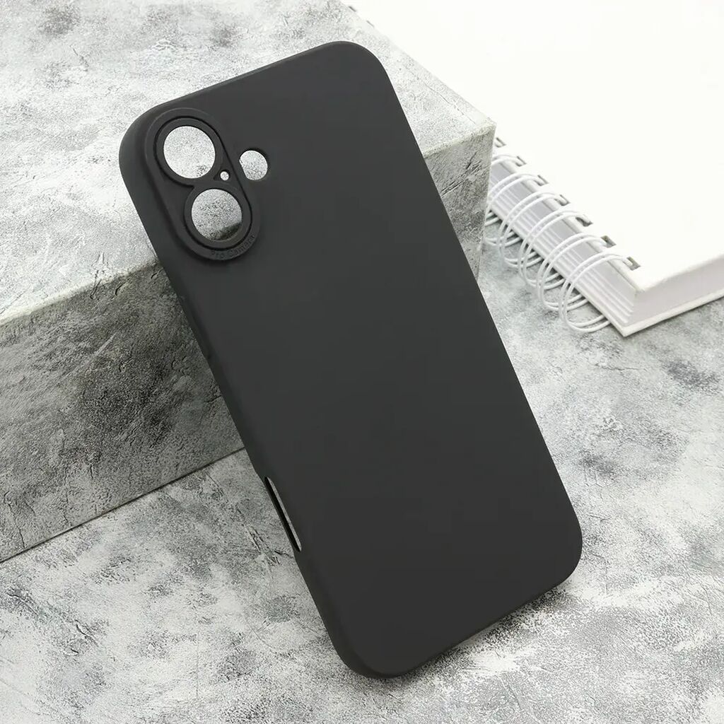 Futrola Silikon Pro Camera za Iphone 16 Plus (6.7) crna. Uz brzu