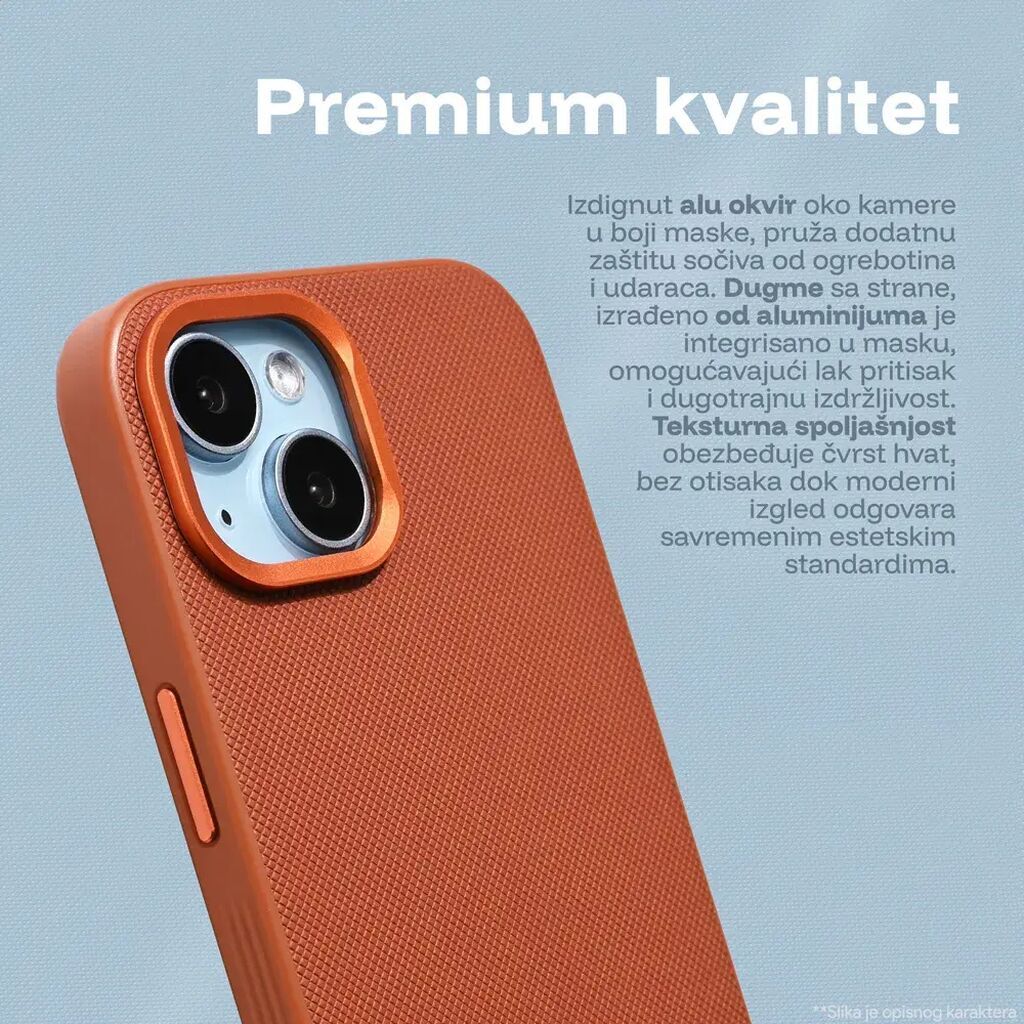Maska Urban Case za iPhone 16 Plus 6.7 braon. Uz brzu dostavu i