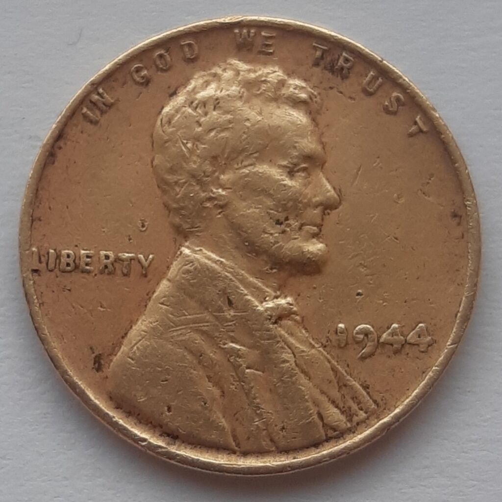 Američki novčić – Lincoln Wheat Cent, 1 cent, godina 1944. -