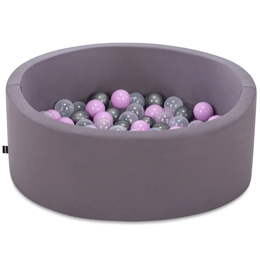 Aberto Design Bazen sa lopticama, Bubble Pops v7, 85x85x30 cm, Sivi